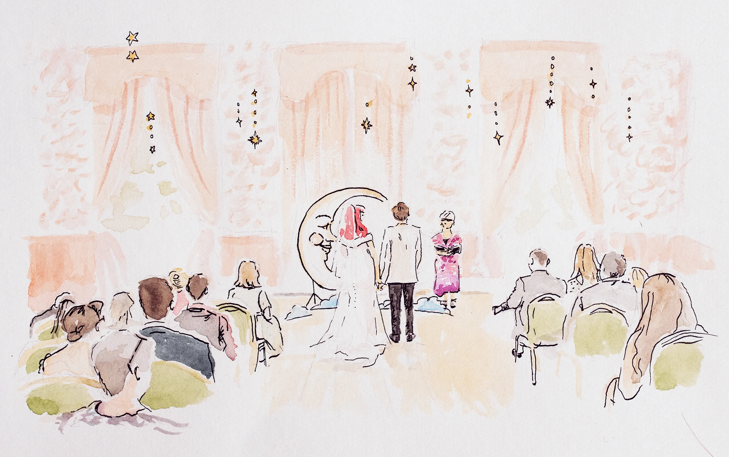 Derbyshire Event Illustrator Wedding Artist Becky Hart » Becky Ryan Photography